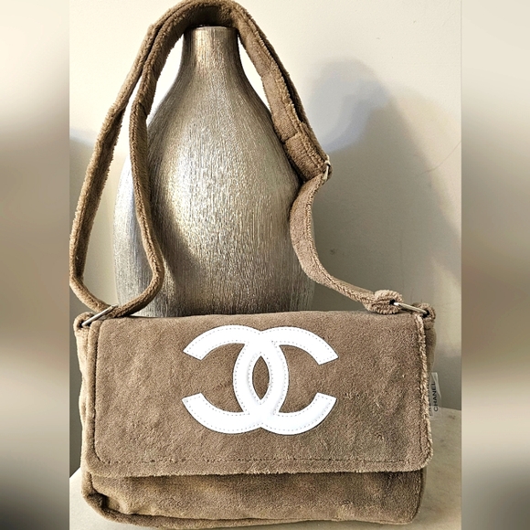 CHANEL | Bags | Chanel Precision Terry Cloth Bag | Poshmark